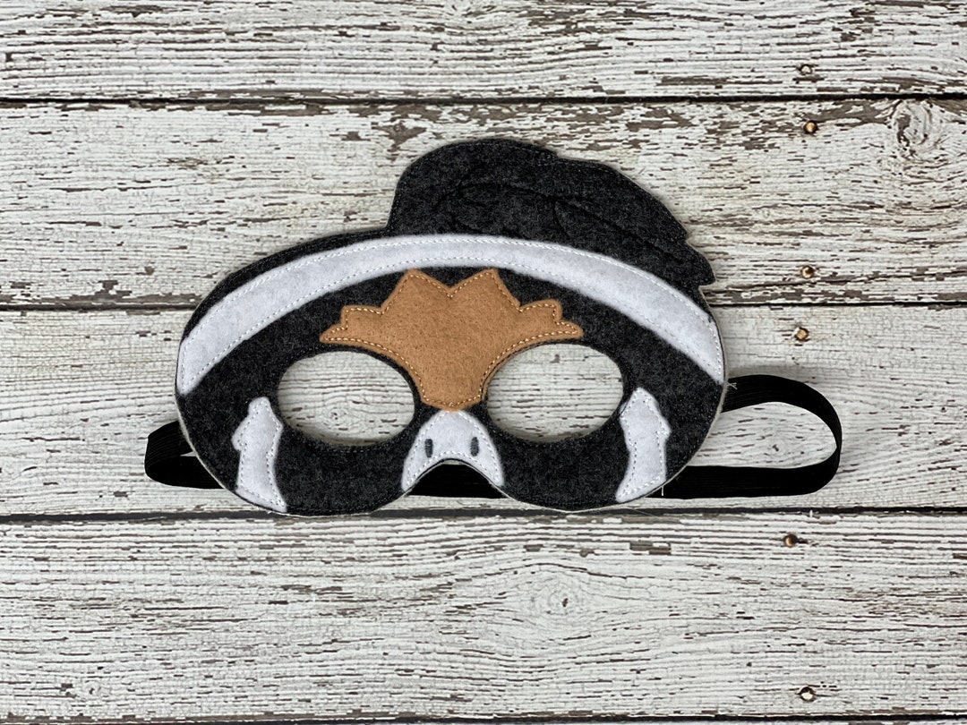 Embroidered Felt Quail Mask: Kids Costume, Party Favor - Etsy