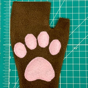 Whimsical Fingerless Animal Mittens - Cat and Dog Costume Mittens - Etsy