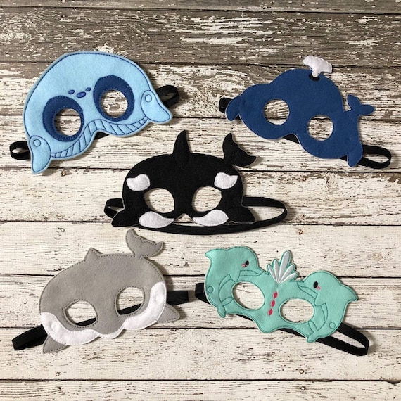 Dolphin Masks Whale Mask Killer Whale Mask Baleen Whale Mask | Etsy