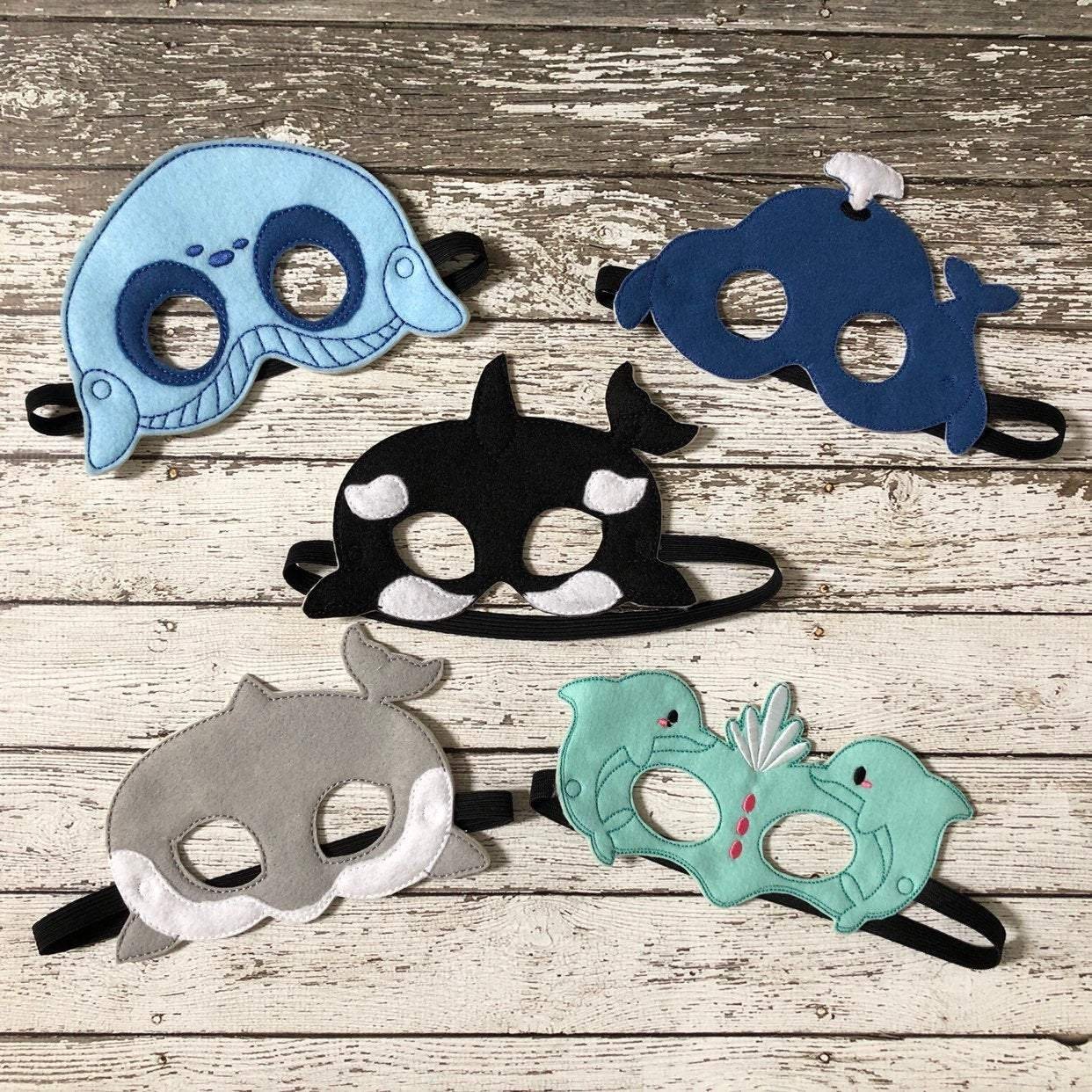 Dolphin Masks Whale Mask Killer Whale Mask Baleen Whale Mask - Etsy