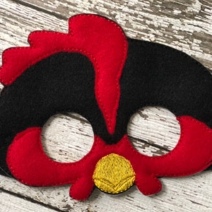 Chicken Felt Mask Rooster Felt Mask Chicken Mask Rooster Mask Bird Mask ...