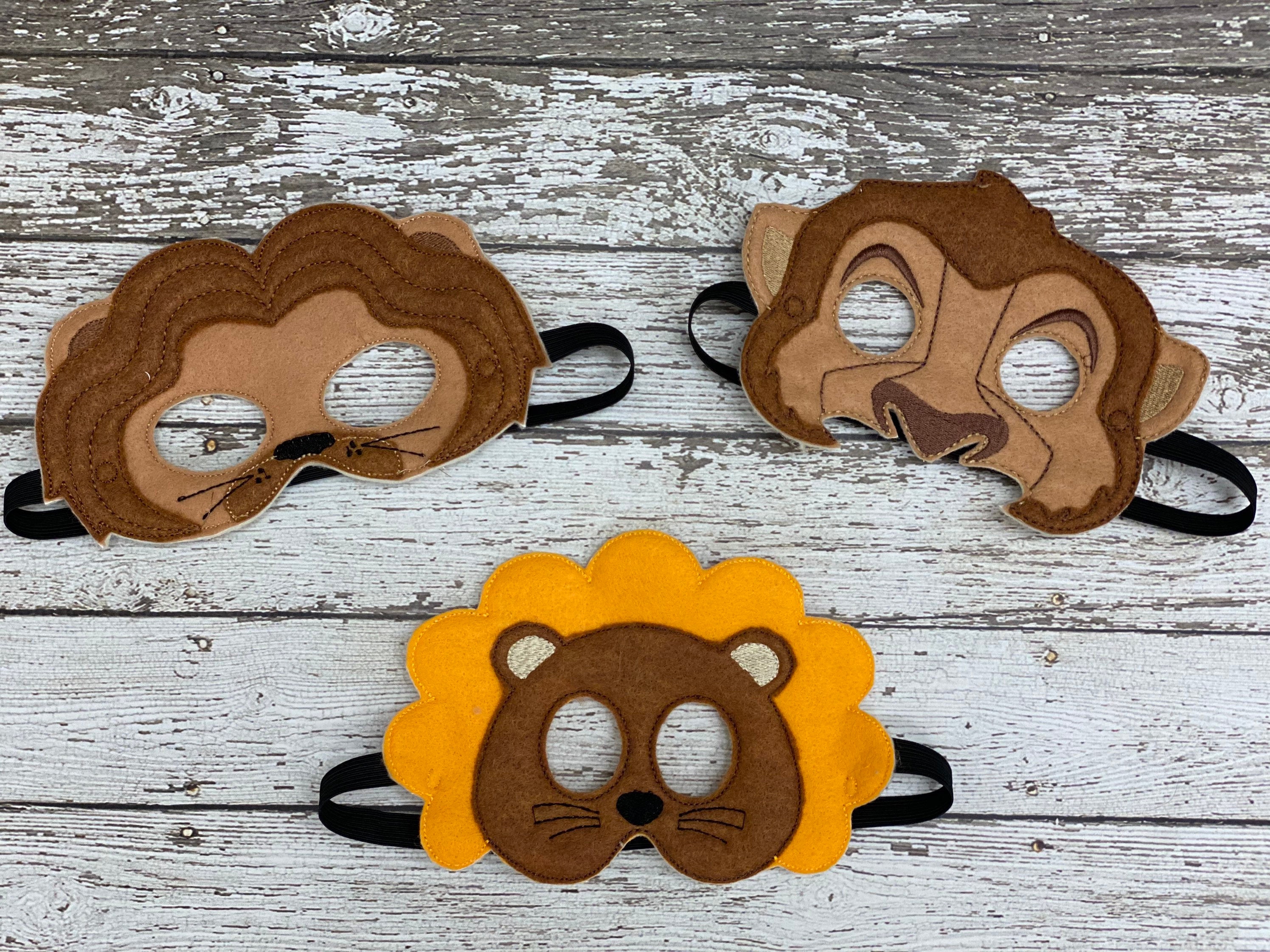 African Animal Masks Lion