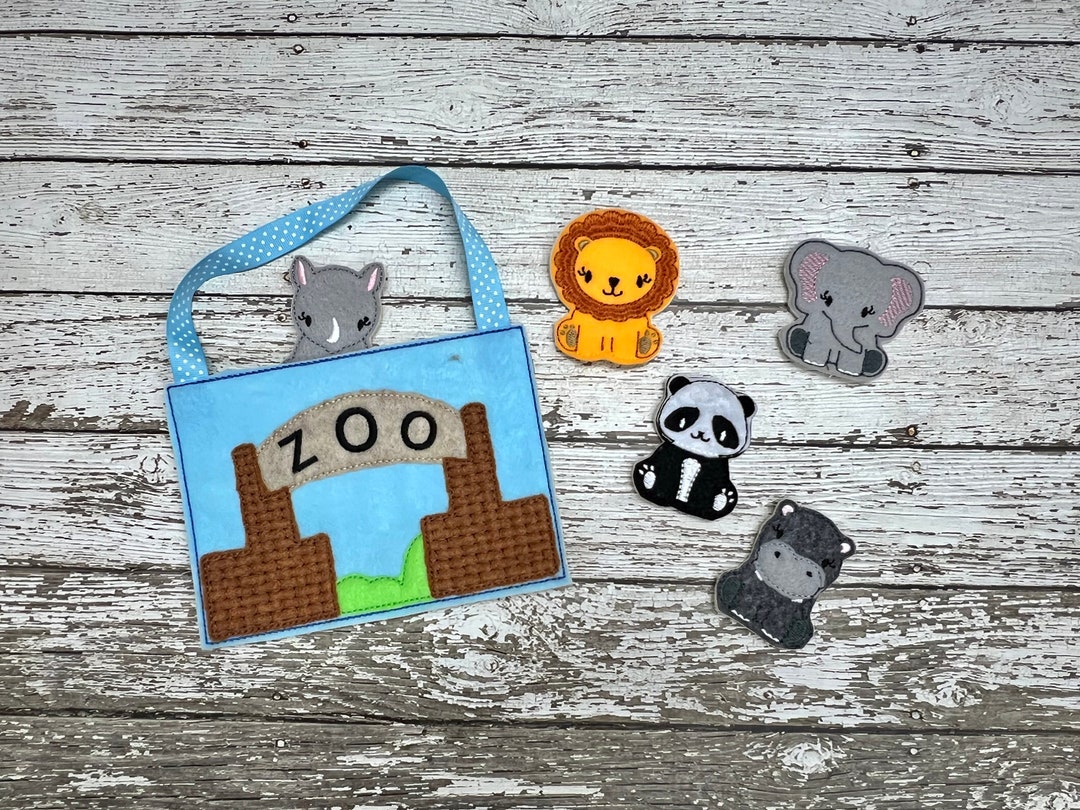 Zoo Animal Felt Finger Puppets Zoo Puppets Zoo Finger Puppets Zoo ...