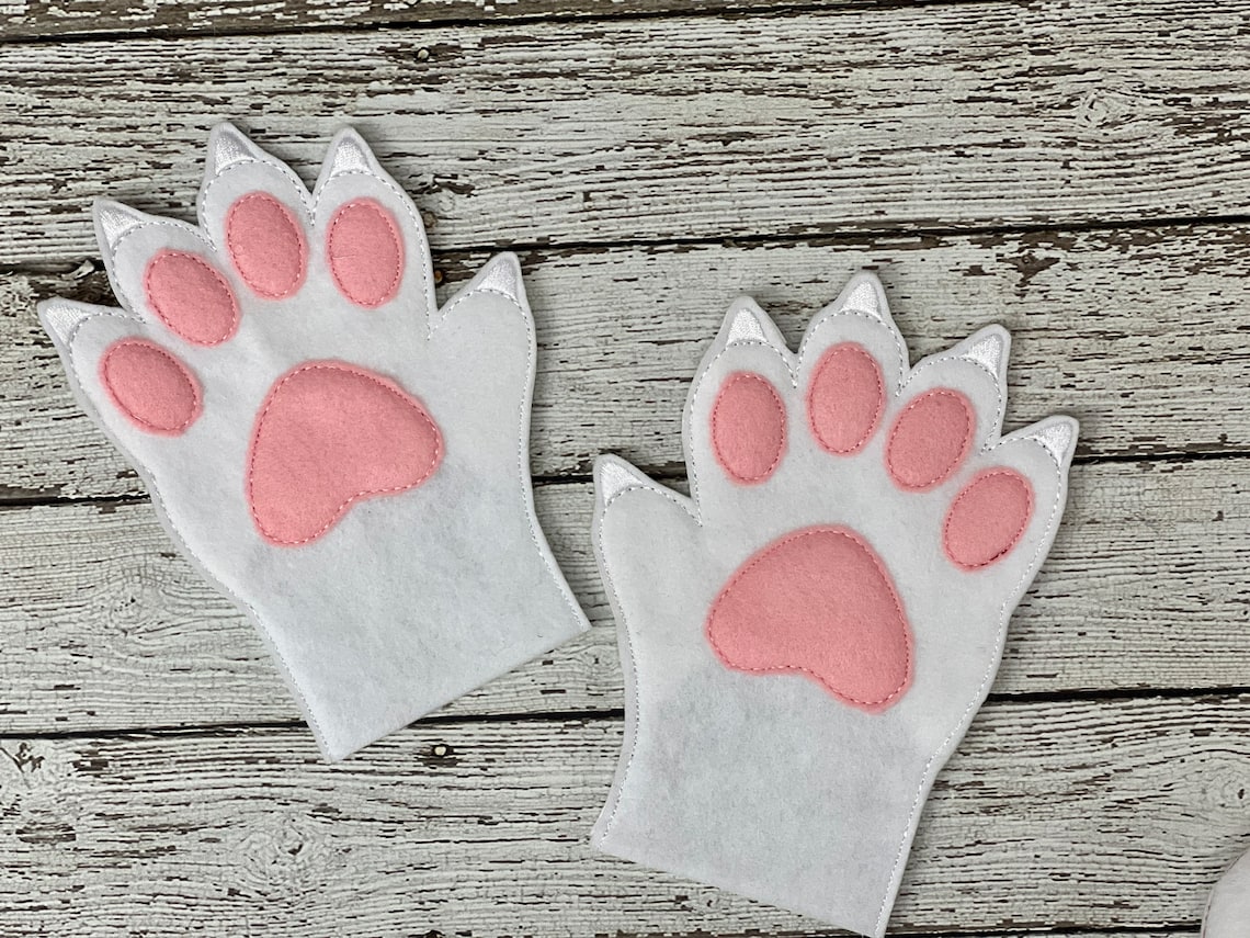 Calico Cat Costume Cat Mask Cat Mittens Cat Tail Kitten Mask - Etsy