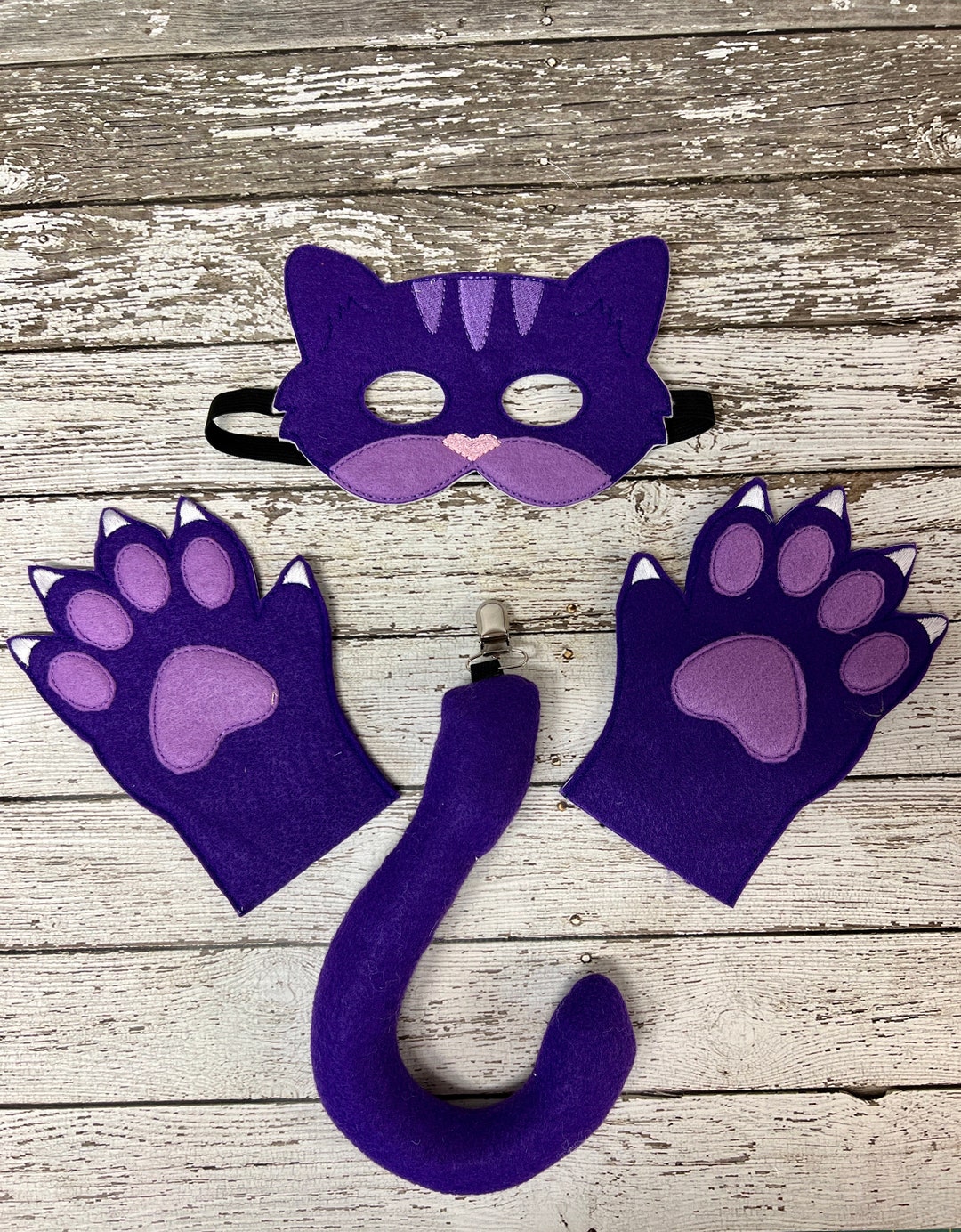 Whimsical Purple Cat Costume Set - Halloween Dress-up Play Set - Etsy