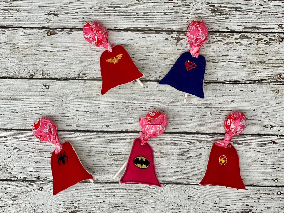 Superhero Felt Lollipop Capes - Perfect Party Favor for Your Little ...