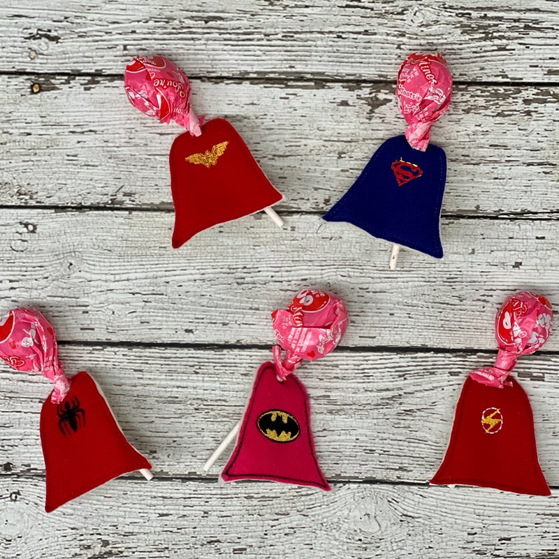 Superhero Lollipop - Etsy
