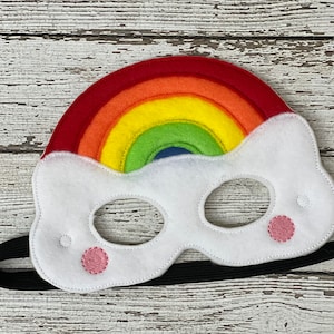 Rainbow Mask Rainbow Costume Cloud Mask Cloud Costume Weather Mask Gods ...