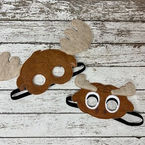 Moose Mask Elk Mask Woodland Animal Masks Kids Masks Kids Costumes Elk ...