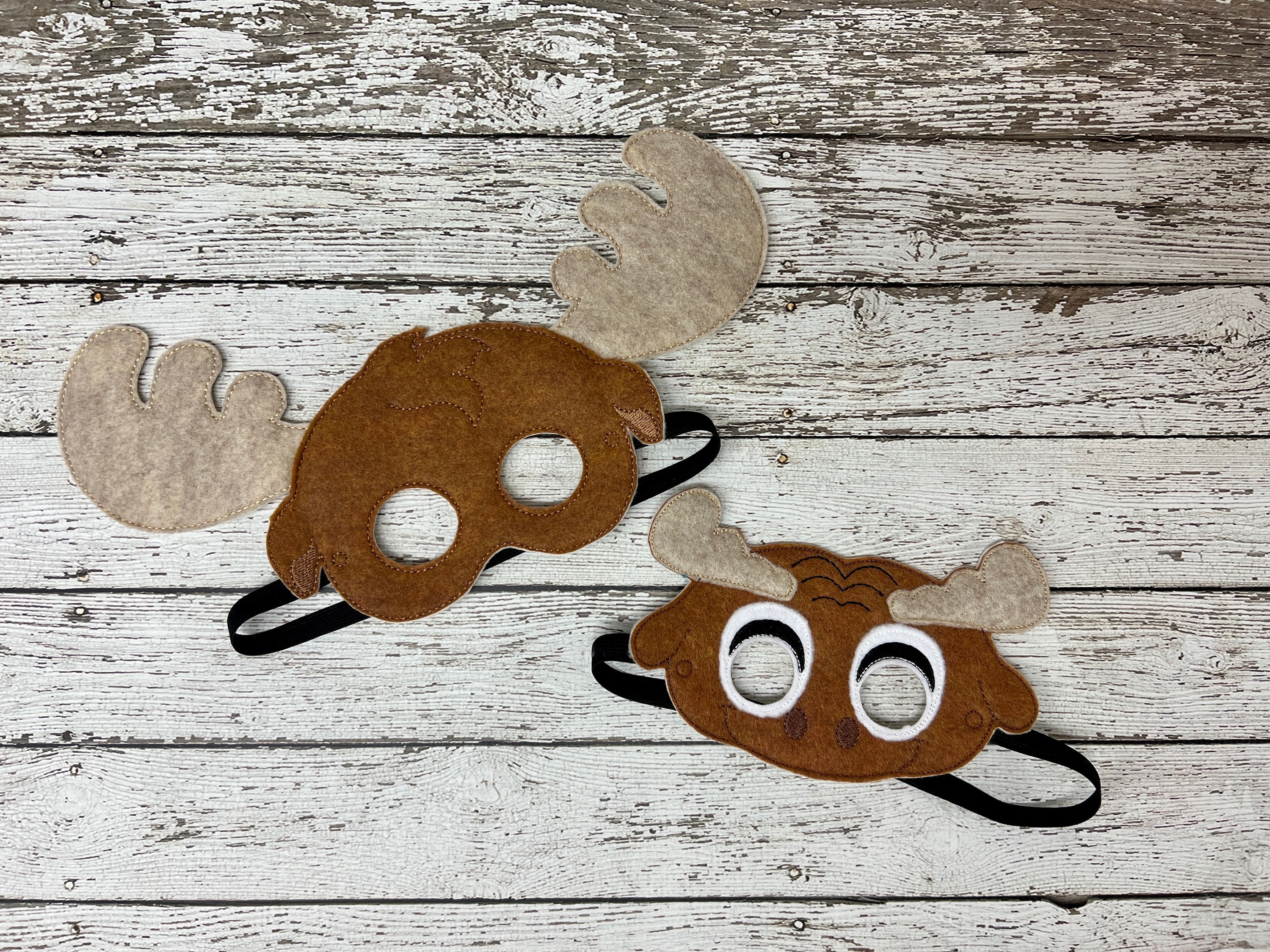 Moose Mask Elk Mask Woodland Animal Masks Kids Masks Kids Costumes Elk ...