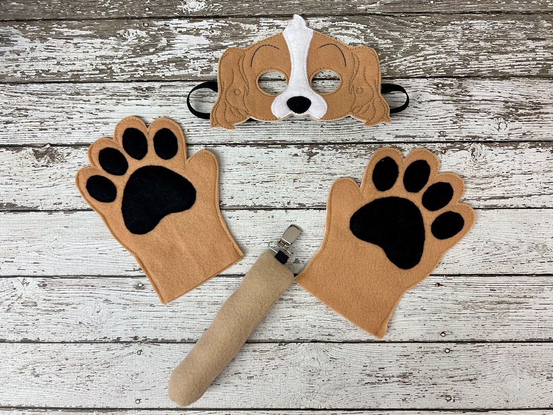 Cocker Spaniel Dog Costume Cocker Spaniel Mask Dog Mask Dog Tail Dog ...