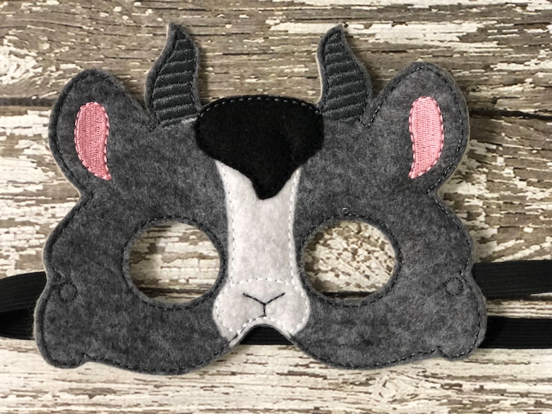 3 Billy Goats Gruff Felt Masks Goat Animal Mask Goat Costume - Etsy