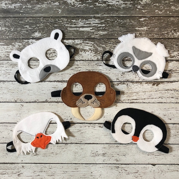 Penguin Mask - Etsy