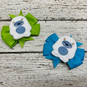 Yeti Hair Bow: Sasquatch Bigfoot Girl Hair Clip - Etsy