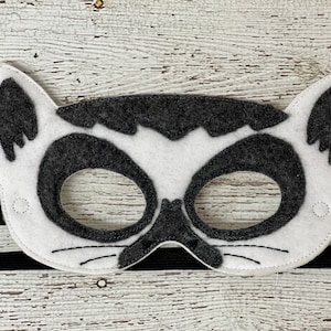 Lemur Felt Mask Lemur Mask Lemur Costume Madagascar Animal Mask ...