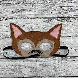 Felt Chihuahua Mask: Embroidered Dog Costume, Party Favor - Etsy