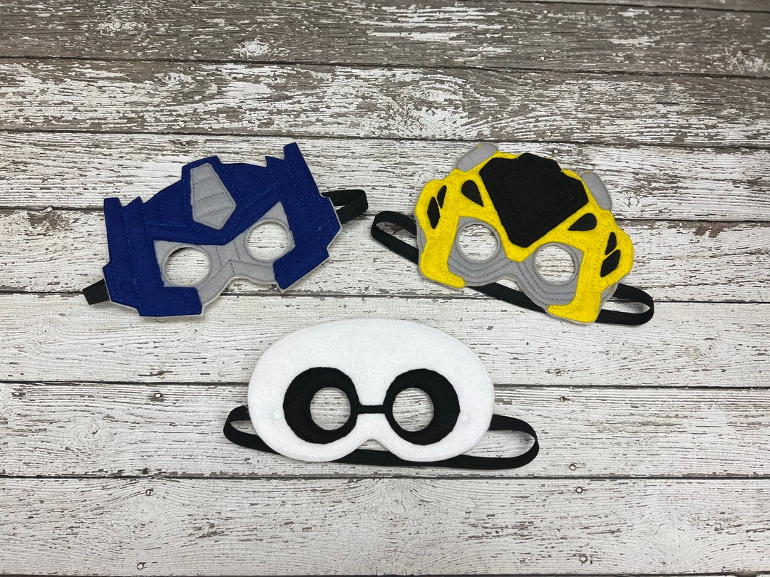 Robot Mask Robot Costume Blue Robot Mask Yellow Robot Costume White ...