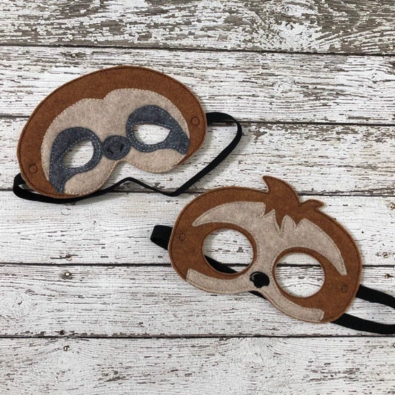 Sloth Mask Sloth Costume Zoo Animal Mask Zoo Animal Costume | Etsy