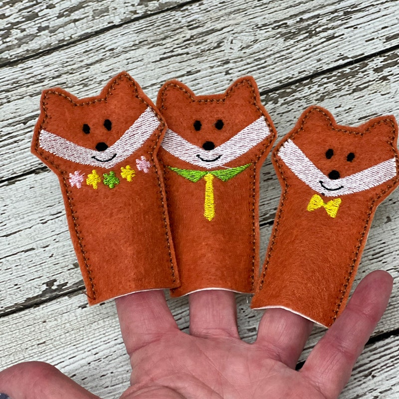Fox Finger Puppet - Etsy