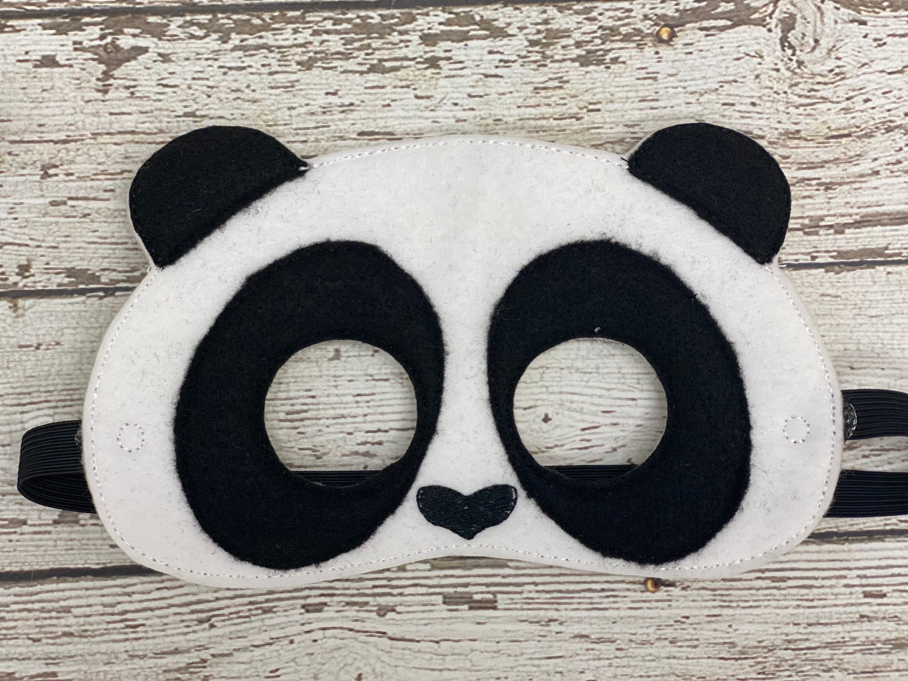 Panda Bear Mask Panda Bear Costume Red Panda Bear Mask Kids - Etsy