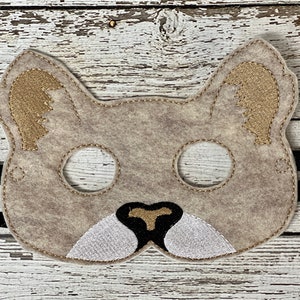Cougar Costume: Handmade Felt Halloween Mask & Tail Set - Etsy