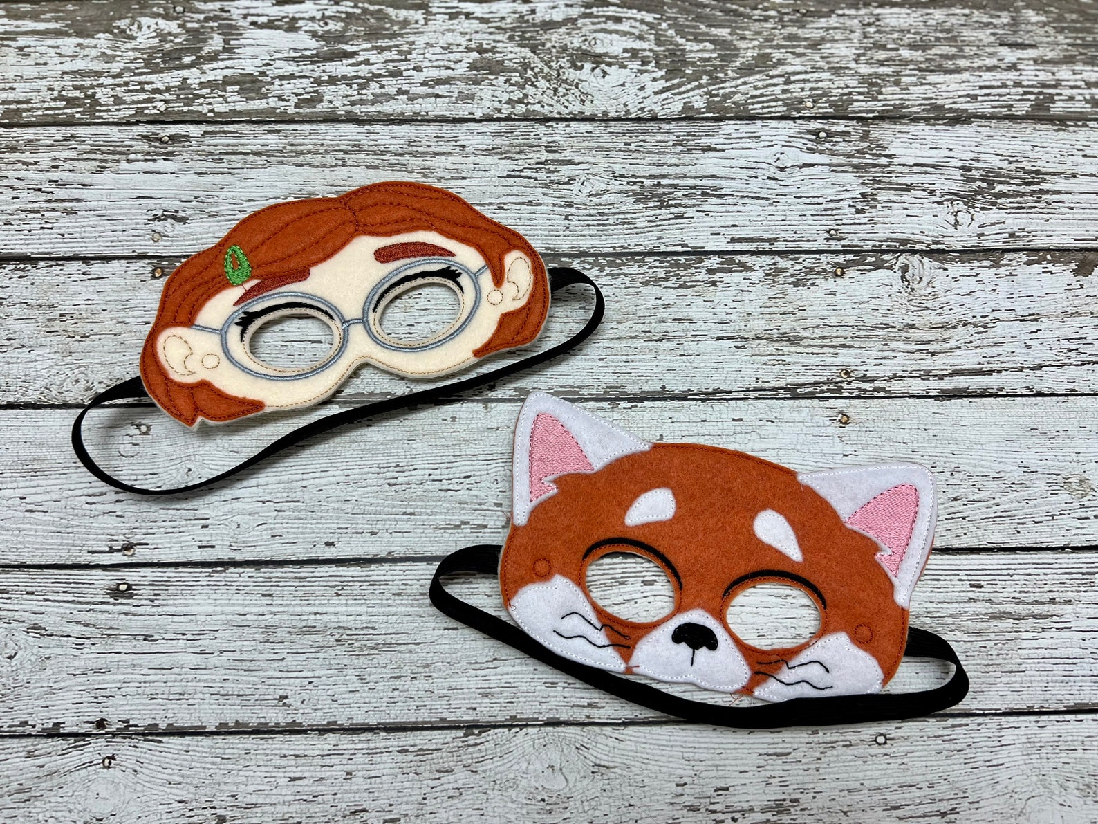 Red Panda Mask Red Panda Bear Cartoon Red Panda Girl Mask Kids - Etsy