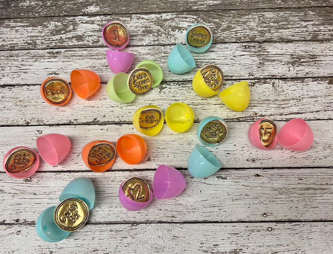 Easter Egg Tokens Easter Egg Fillers Easter Token Easter Egg Hunt ...