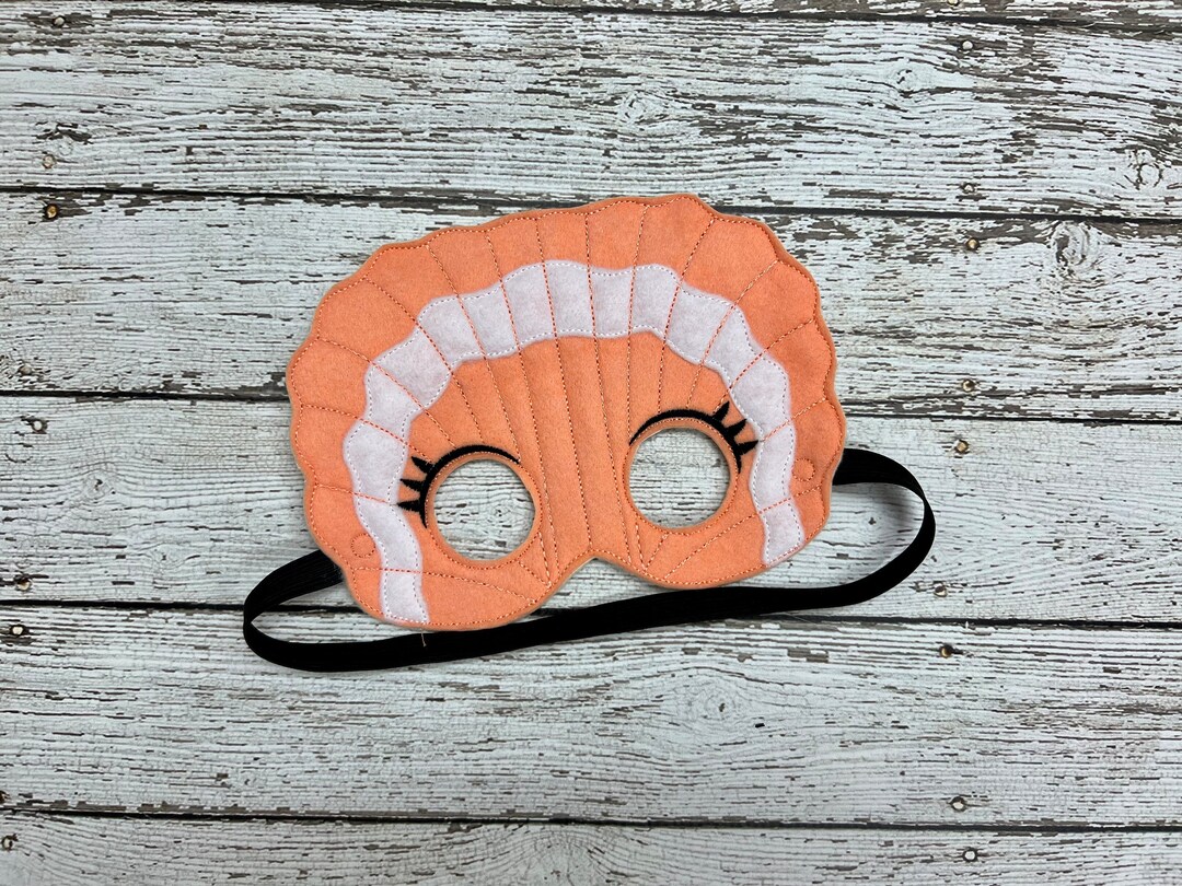 Seashell Mask Sea Shell Costume Halloween Mask Shell Mask Beach Costume ...