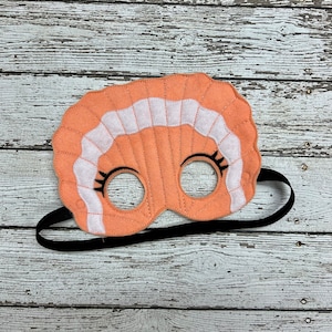 Seashell Mask Sea Shell Costume Halloween Mask Shell Mask Beach Costume ...