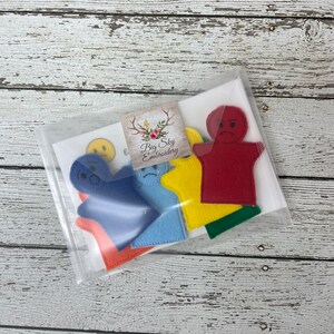 Expressive Emotion Finger Puppets Set Delightful Story Time Props ...