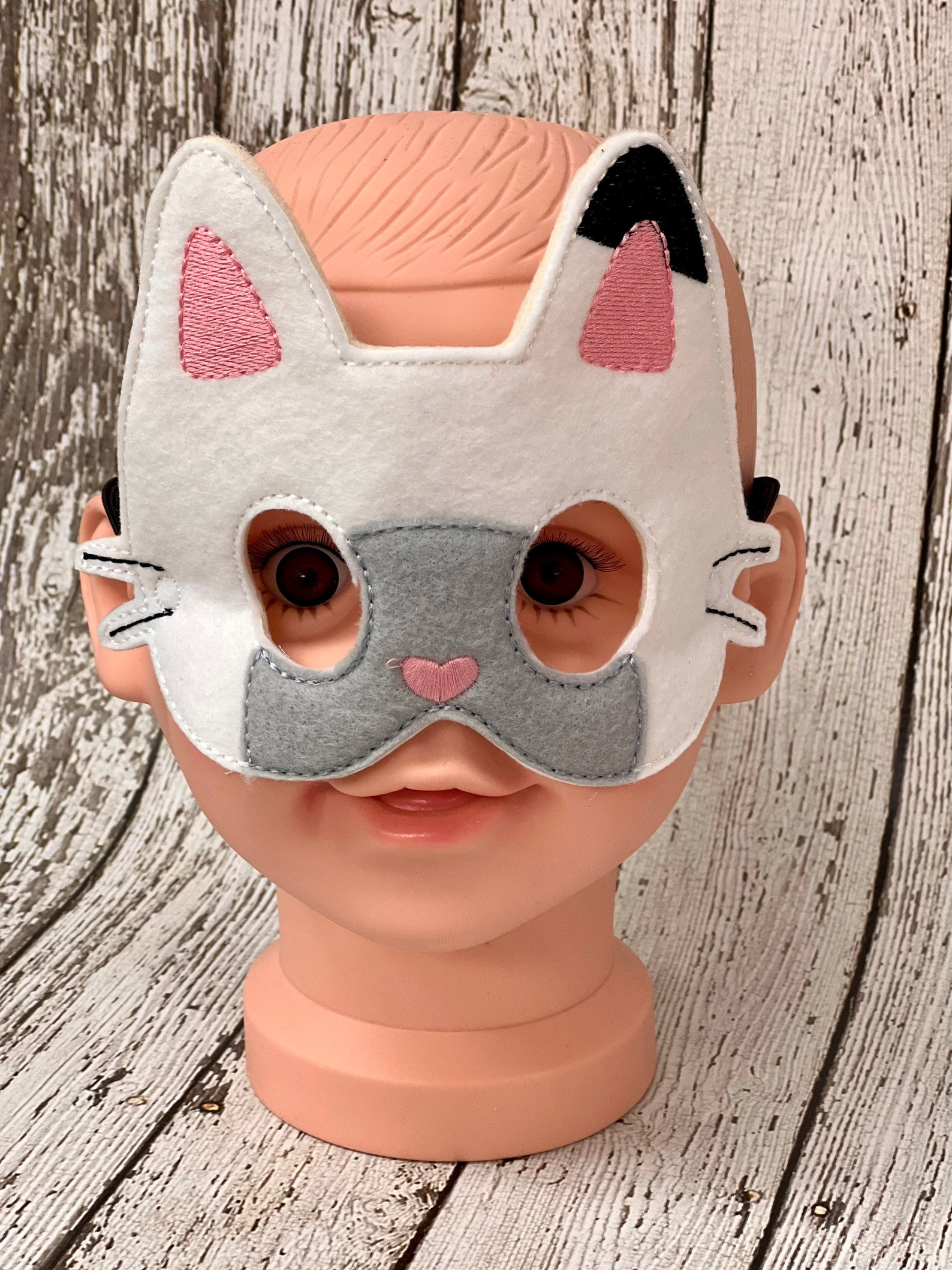 Cat Costume Cat Mask Cat Mittens Cat Tail Cute Kitty Mask - Etsy
