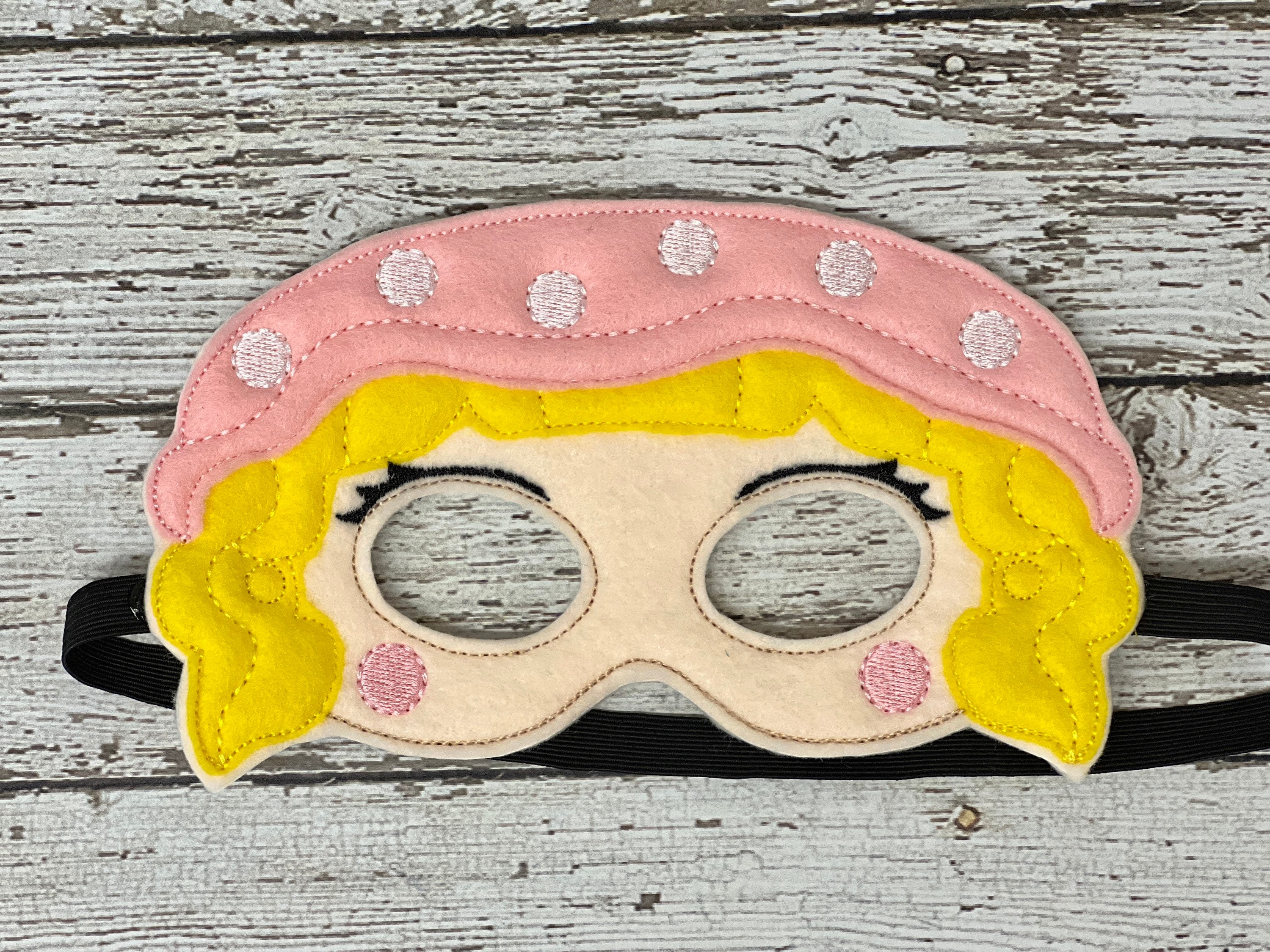 Embroidered Felt Little Bo Peep & Sheep Masks: Storybook Costume Prop ...