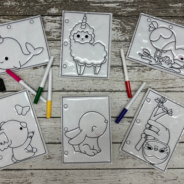 Dry Erase Coloring Page - Etsy