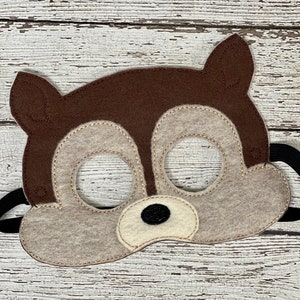Enchanting Woodland Squirrel Mask - Embroidered Felt Halloween Costume ...