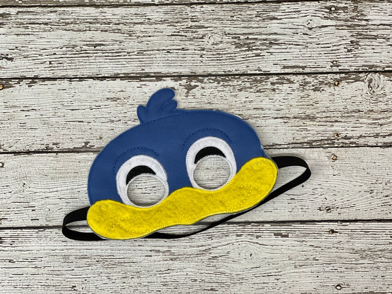 Embroidered Felt Roadrunner Mask: Kids Costume, Party Favor - Etsy