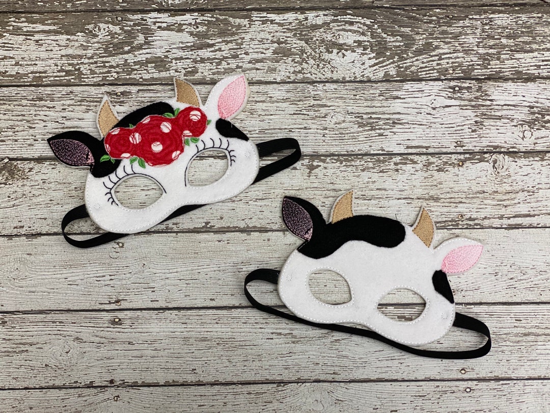 Cow Masks Cow Costume Child Masks Child Costumes Flower Cow Mask Girly ...