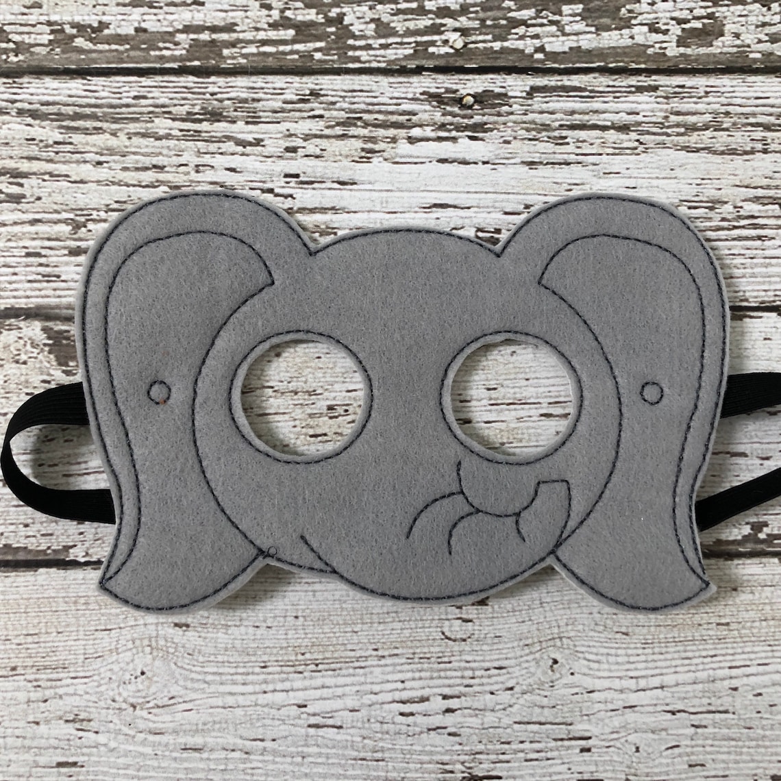 Elephant Mask Elephant Costume Elephant Felt Mask Zoo Birthday | Etsy