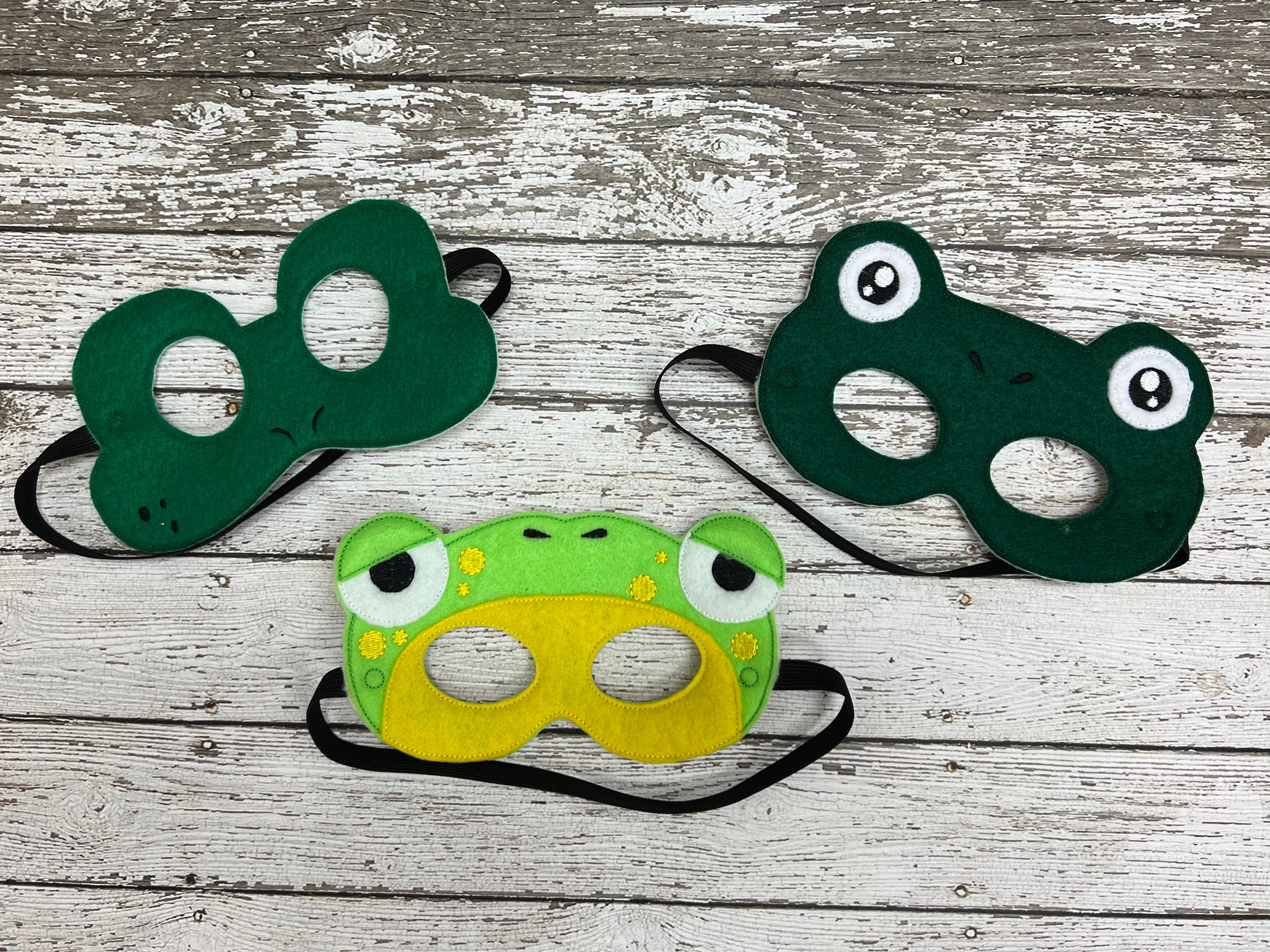 Frog Masks Toad Felt Masks Animal Mask Frog Costume Toad - Etsy
