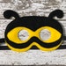 Bumble Bee Mask Bee Mask Bee Costume Insect Mask Queen Bee | Etsy