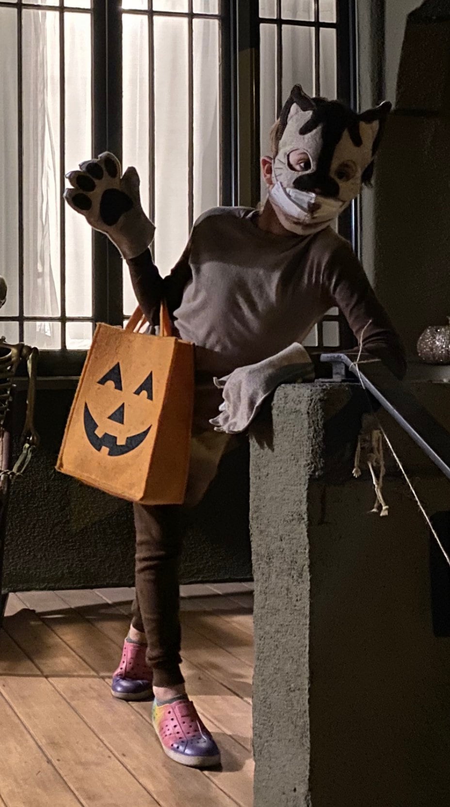 Cat costume boy store