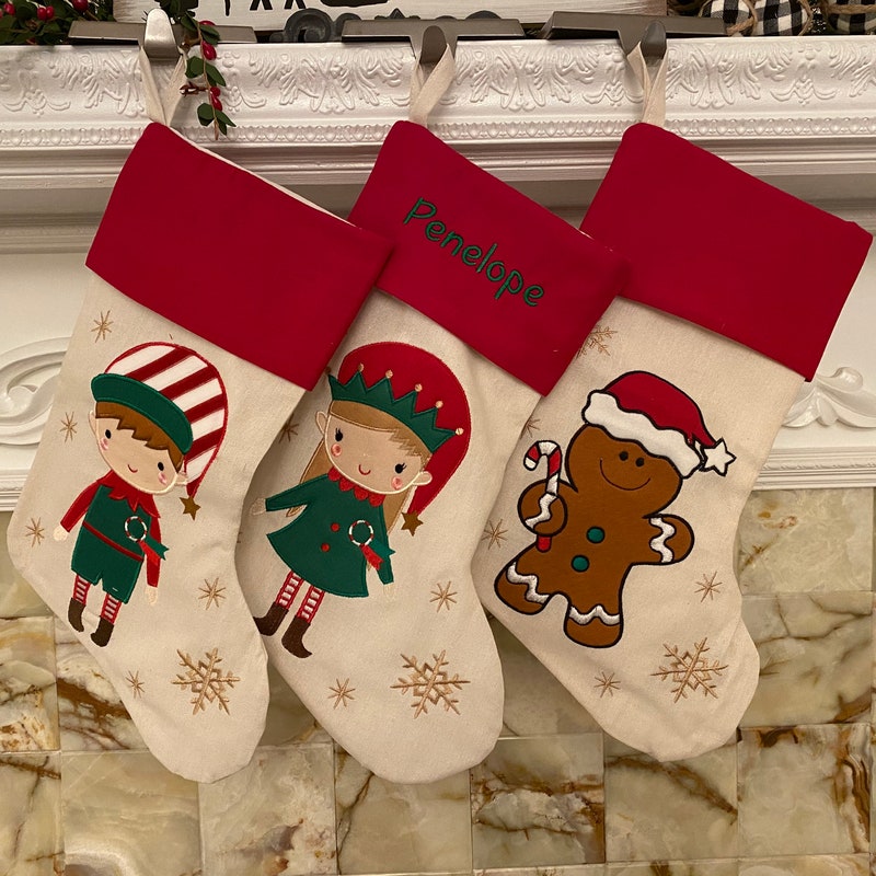 Gingerbread Stocking - Etsy