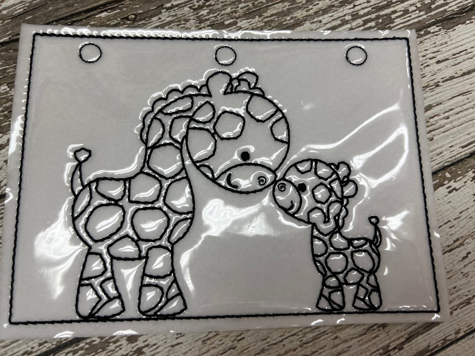 Animal Reusable Coloring Pages Animal Mom and Baby Coloring - Etsy