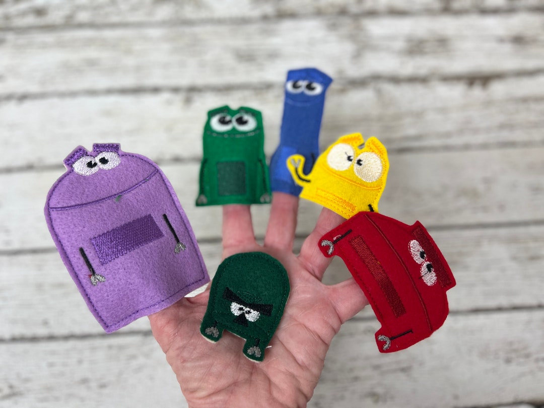 Eco-friendly Story Robot Finger Puppets for Creative Play - Etsy