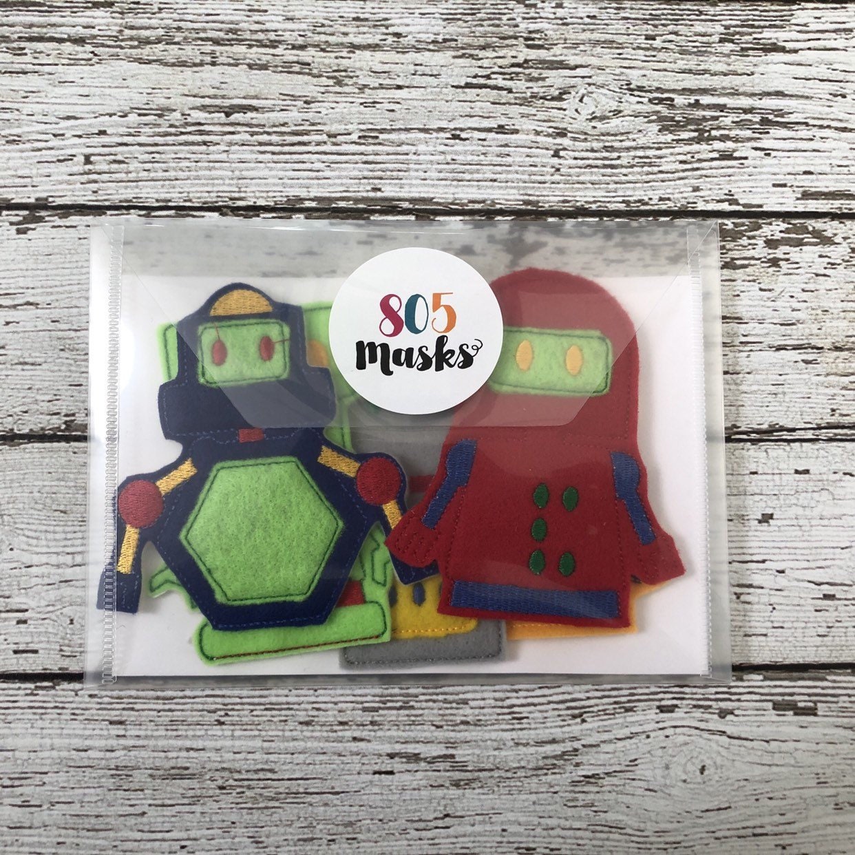 Robot Finger Puppet 5 Little Robots Robot Party Robot Birthday - Etsy