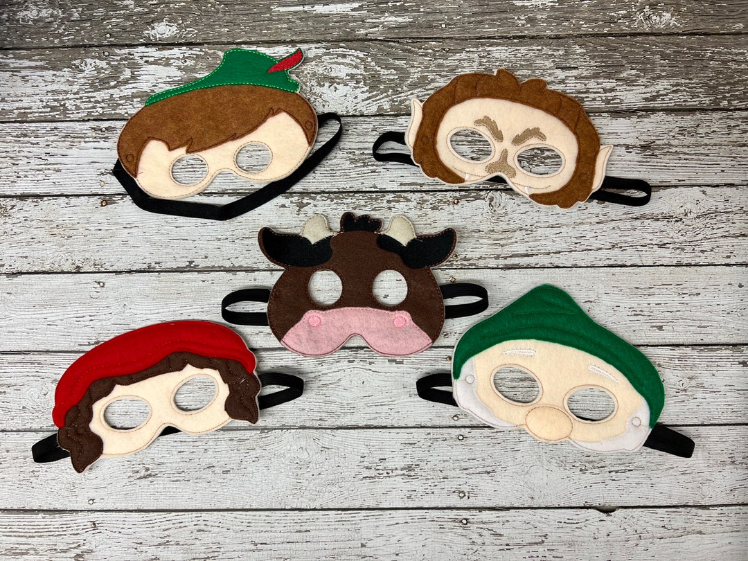 Jack and the Beanstalk Felt Masks: Story Time Dress-up - Etsy