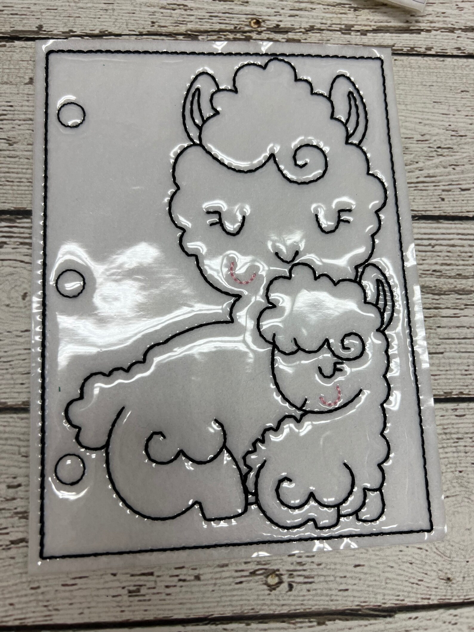 Animal Reusable Coloring Pages Animal Mom and Baby Coloring - Etsy