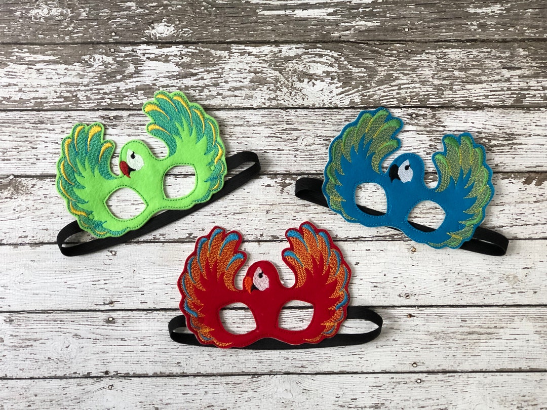 Parrot Mask Parrot Masks Halloween Mask Bird Mask Bird Costume Parrot ...