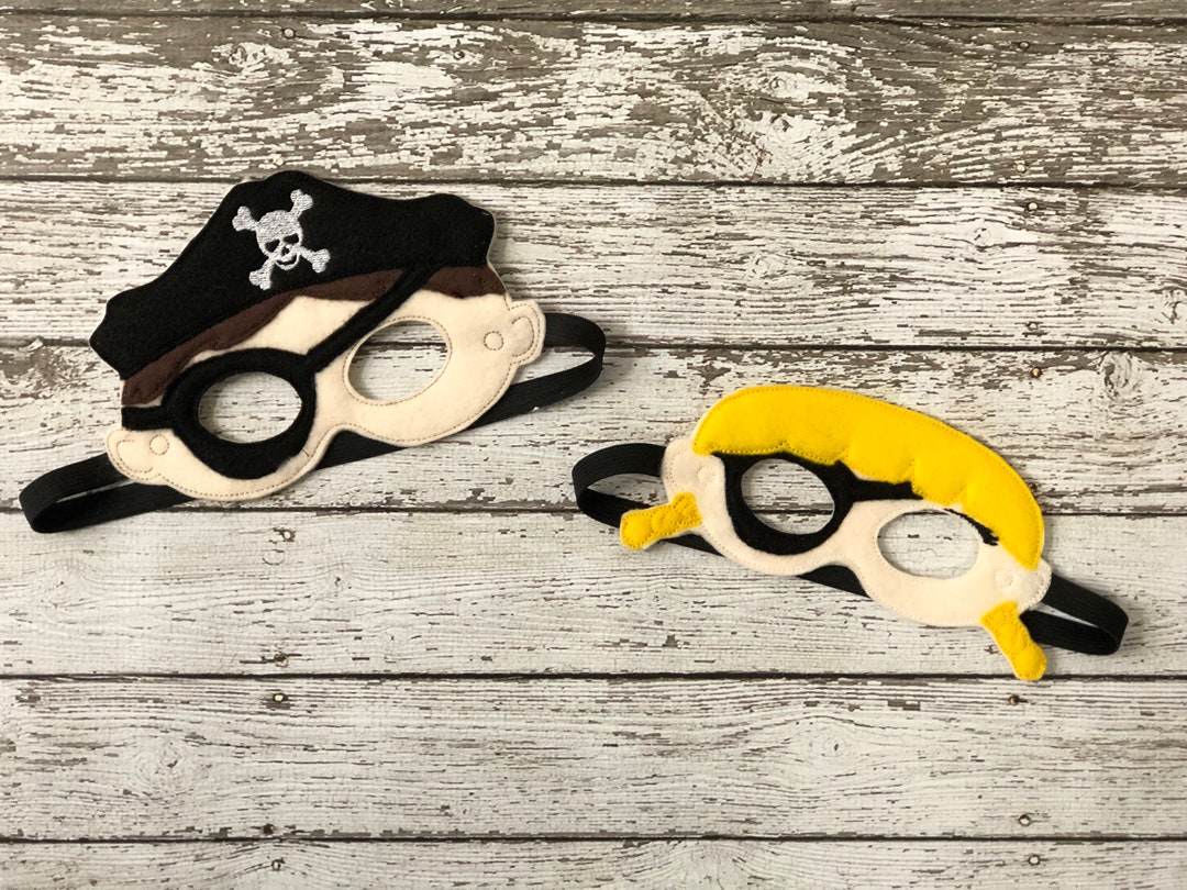 Pirate Mask Pirate Felt Mask Boy Pirate Mask Girl Pirate Mask Pirate ...