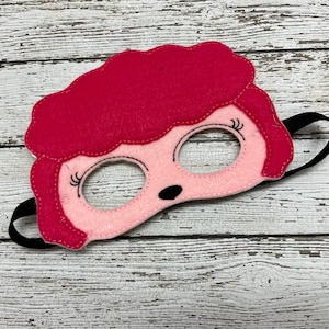 Pink Poodle Dog Mask Pink Poodle Dog Costume Pet Mask Animal Masks Pink ...