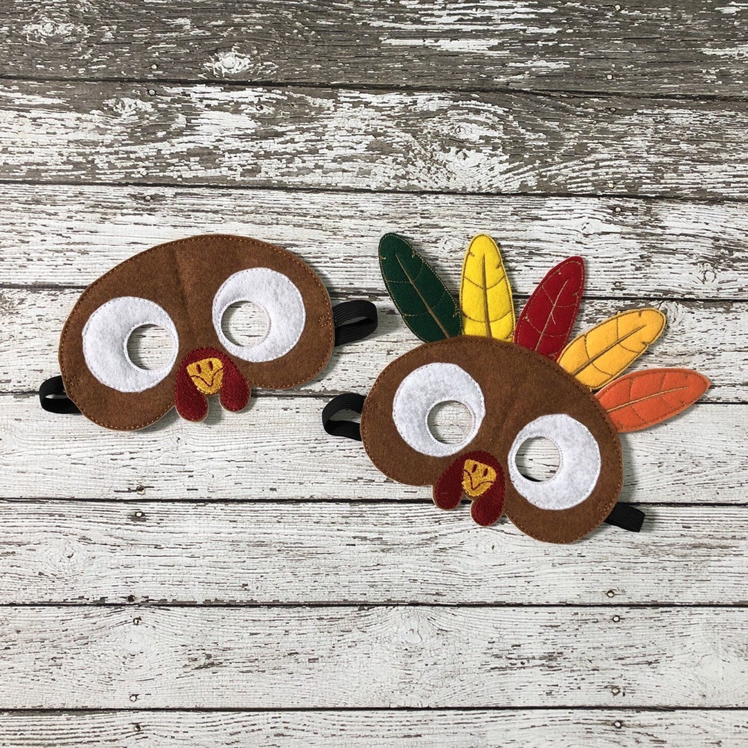 Turkey Mask Turkey Costume Thanksgiving Mask - Etsy